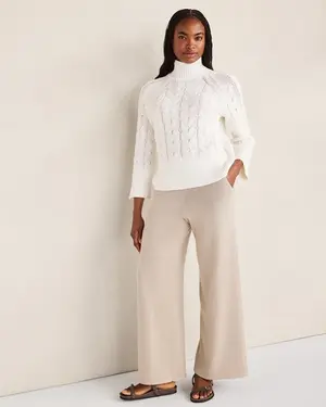 HAVEN WELL WITHIN Organic Cotton Mock Neck Sweater