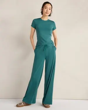 HAVEN WELL WITHIN Balance Drawstring Wide Leg Pants - Oasis