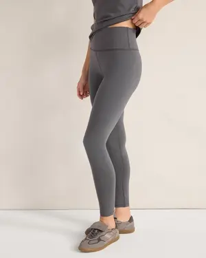 HAVEN WELL WITHIN Balance Organic Cotton Leggings - Granite