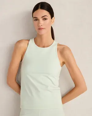HAVEN WELL WITHIN Organic Cotton Tank Top - Trellis