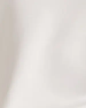 HAVEN WELL WITHIN Soft-brushed Fleece Pleated Crewneck