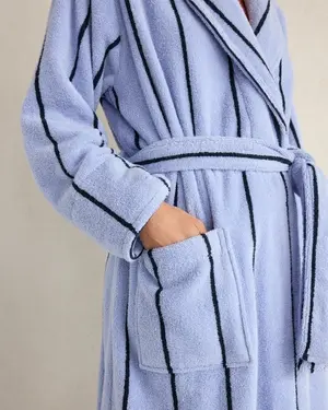 HAVEN WELL WITHIN Plush Terry Striped Robe