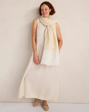 HAVEN WELL WITHIN Linen Pintuck Midi Dress