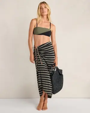 HAVEN WELL WITHIN Raffia Tote Bag - Black