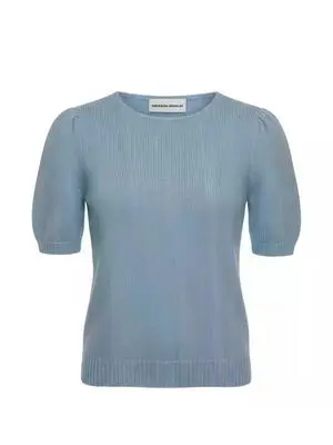 EMERSON RENALDI Puff Sleeve Knit Top