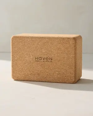 B, HALFMOON B.halfmoon X Yoga Block - Cork