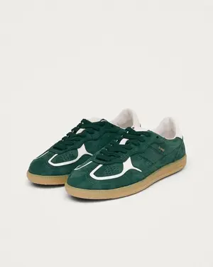 ALOHAS Tb.490 Rife Leather Sneakers - Forest Green