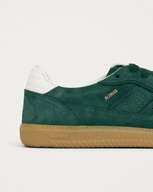 ALOHAS Rife Leather Sneakers - Forest Green