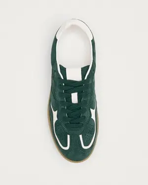 ALOHAS Rife Leather Sneakers - Forest Green