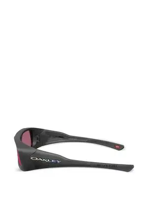 Oakley X Kylian Mbappé Signature Logo-plaque Rectangle Sunglasses - Grey