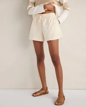HAVEN WELL WITHIN Cotton Denim Shorts