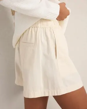 HAVEN WELL WITHIN Cotton Denim Shorts