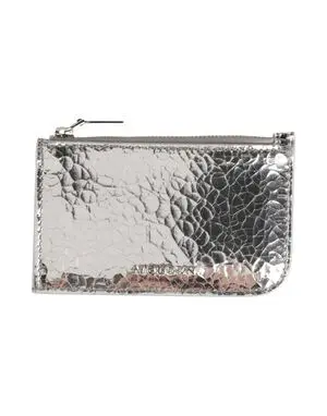 Alexander McQueen Coin Purse Leather - Silver