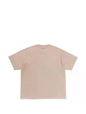 A BATHING APE Logo-embroidered T-shirt - Neutrals