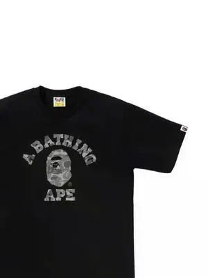 A BATHING APE Logo-print T-shirt - Black