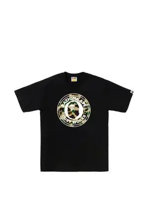 A BATHING APE Busy Works Camouflage-print T-shirt - Black
