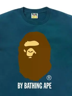 A BATHING APE Logo-print T-shirt - Blue