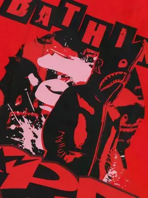 A BATHING APE Graphic-print Cotton T-shirt - Red