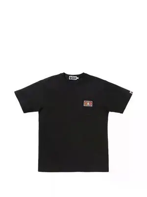 A BATHING APE Logo-patch Pocket T-shirt - Black