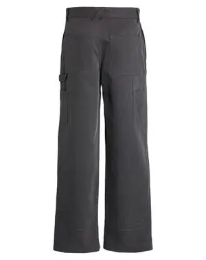 Burberry Cotton Canvas Wide Leg Pants