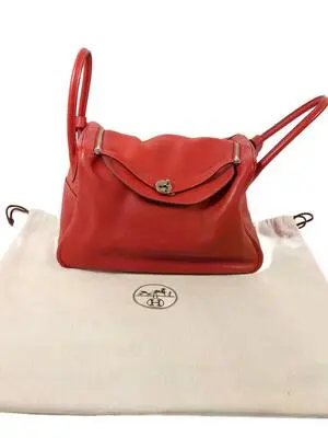 Hermès Lindy 34 Shoulder Bag - Red