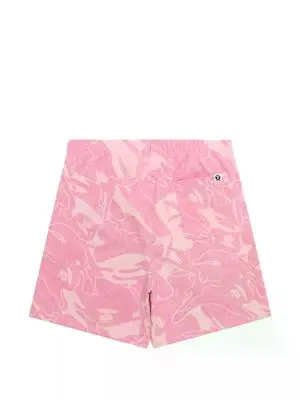 AAPE BY *A BATHING APE Camouflage Print Sweat Shorts