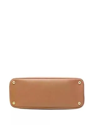 Prada Saffiano Leather Satchel - Brown