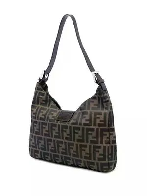 Fendi Zucca Canvas Shoulder Bag
