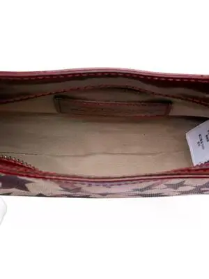 Burberry Mini Supernova Check Coated Canvas Stars Hobo Shoulder Bag