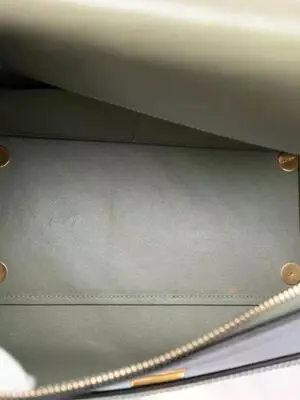 Celine Smooth Calfskin Belt Bag Satchel - Grey