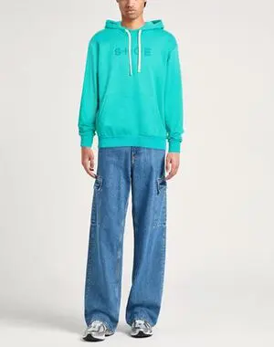 SHOE Sweatshirt With Appliqués And Embroidered Logo - Blue