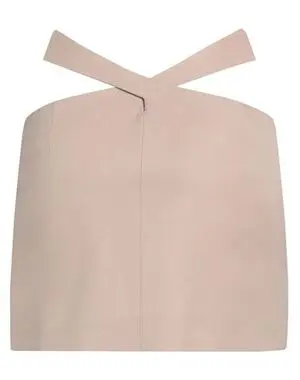 Attico Virgin Wool Mini Skirt With Belt