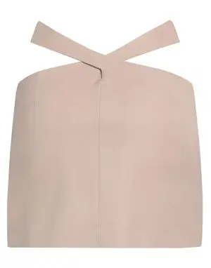 Attico Virgin Wool Mini Skirt With Belt