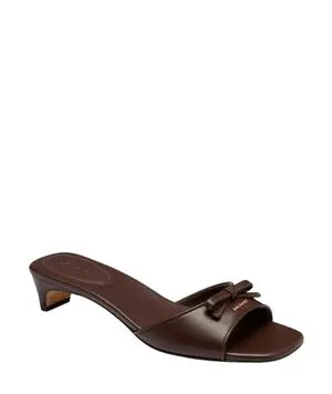 COACH Bow Kitten Heel Sandal
