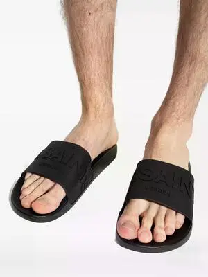 ALLSAINTS Biggy Logo-embossed Slides