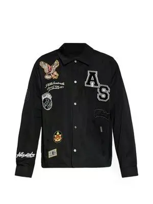 ALLSAINTS Patch-embellished Jacket - Black