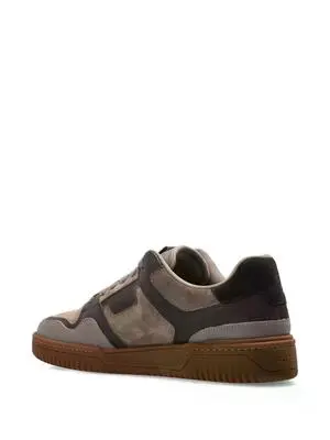 ALLSAINTS Regan Plus Panelled Lace-up Sneakers - Neutrals