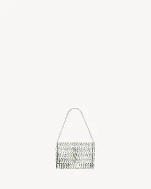 Saint Laurent Micro Evening Bag In Crystals