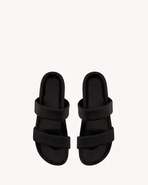 Saint Laurent Nichols Leather Slides