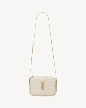 Saint Laurent Saint Laurent Lou Camera Bag In Quilted Leather White