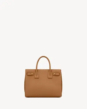 Saint Laurent Sac De Jour In Grained Leather - Cinnamon