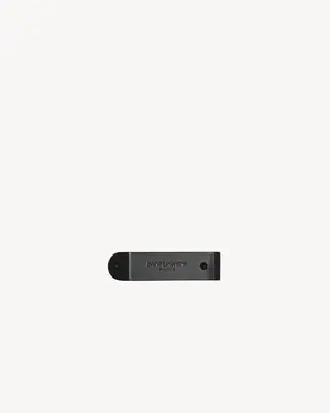 Saint Laurent Id Money Clip In Metal - Black