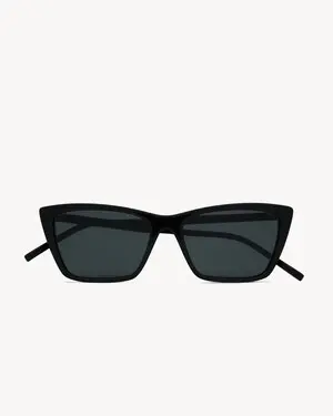 Saint Laurent Sl 737 Mica Thin Sunglasses - Black