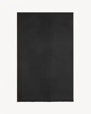 Saint Laurent Cassandre Scarf In Wool Jacquard