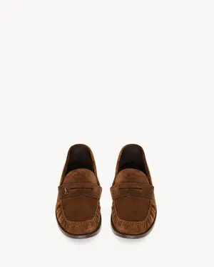 Saint Laurent Square Toe Loafers For Men