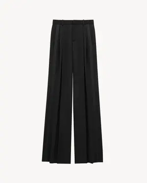 Saint Laurent Grain De Poudre Tuxedo Pants