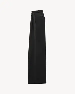 Saint Laurent Grain De Poudre Tuxedo Pants