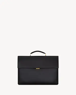 Saint Laurent Briefcase In Box - Black