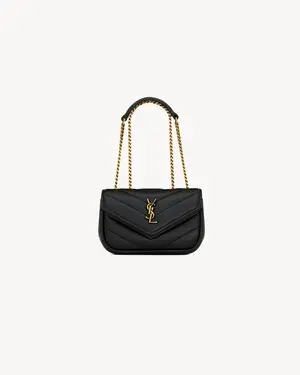 Saint Laurent Loulou Micro Bag In Lambskin