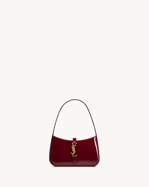 Saint Laurent Le 5 À 7 Mini Patent Leather Bag